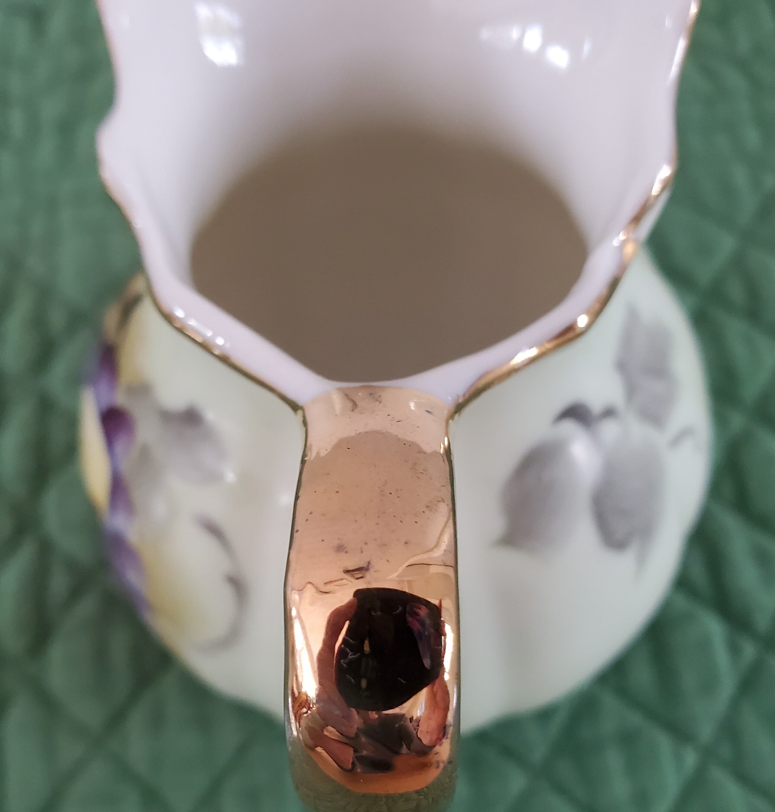 Lefton China Hand Painted in a Fruit Pattern With Gold Trim, Milk or ...