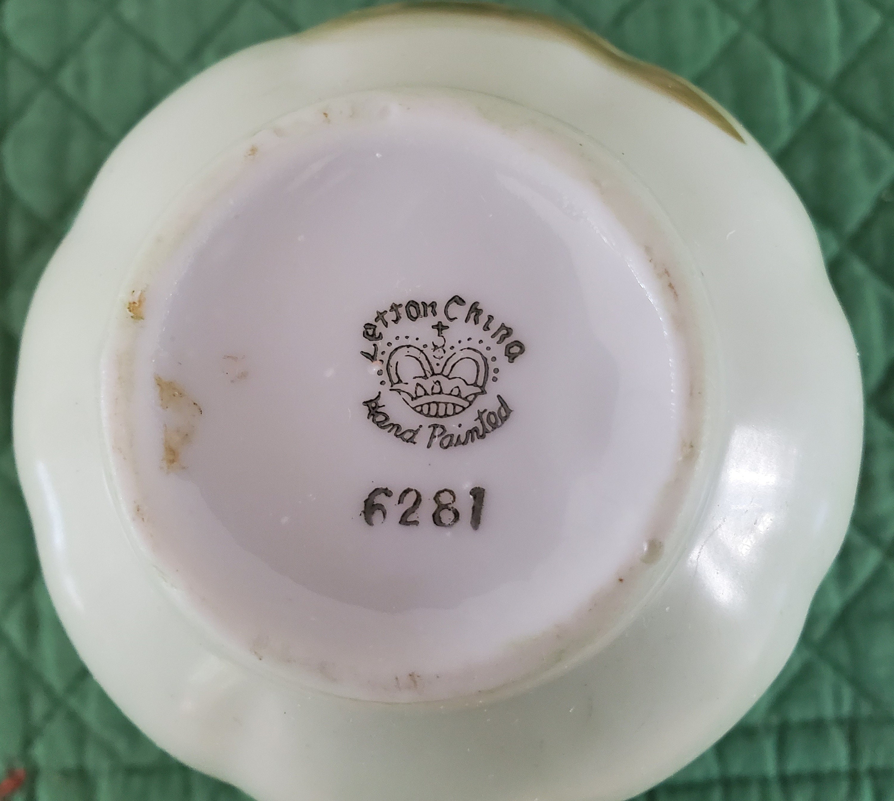 Lefton China Hand Painted in a Fruit Pattern With Gold Trim, Milk or ...