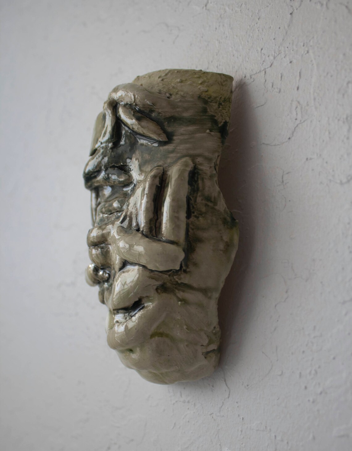 Handmade Ceramic Relic Mask - Etsy