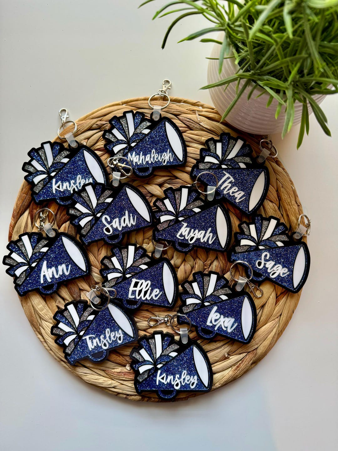 Cheer Bag Tag, Personalized Bag Tag, Cheer Keychain, Cheer Tag, Cheer ...