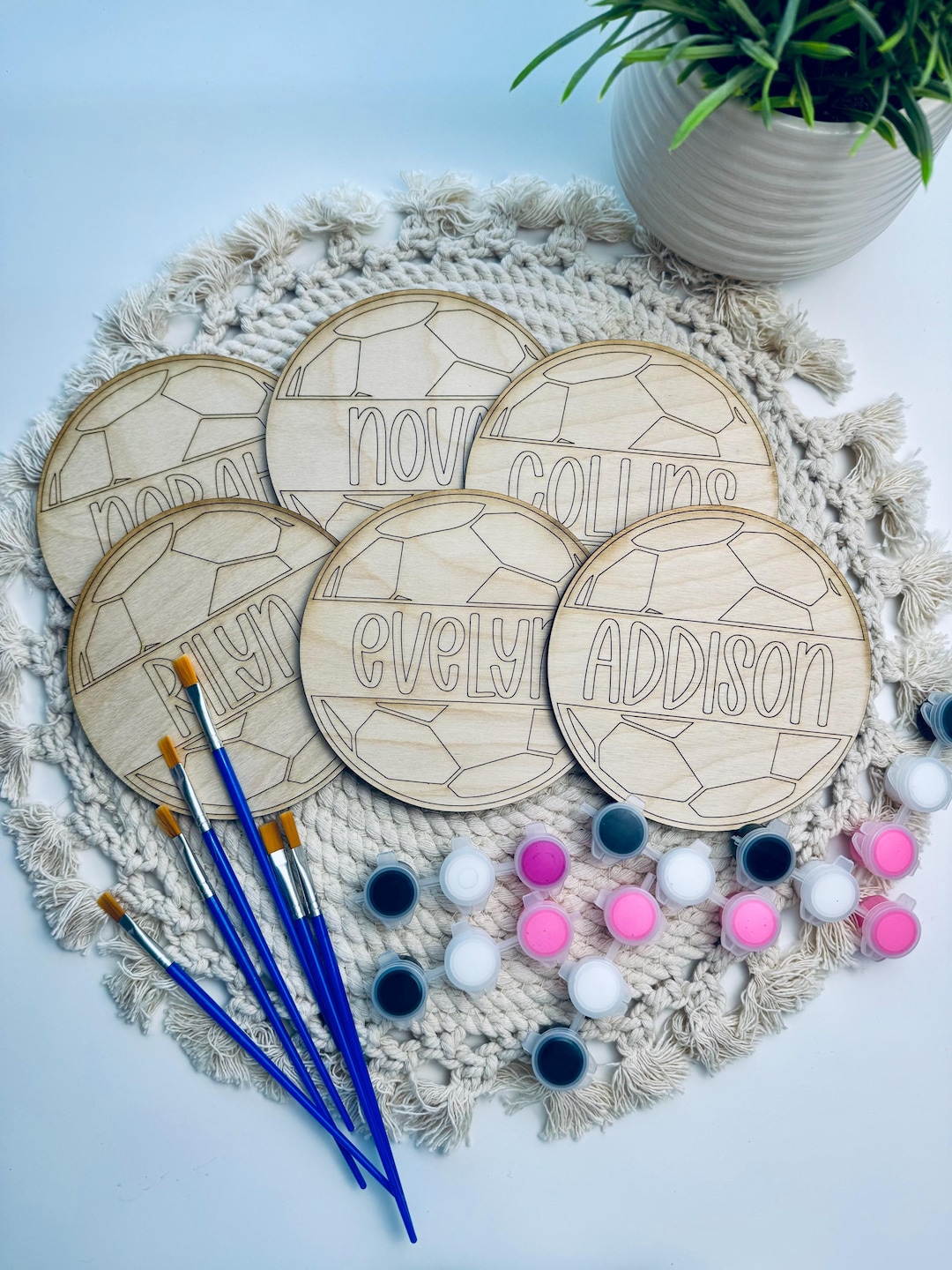 DIY Soccer Craft, End of Season Soccer Gift, Soccer Team Gift, Soccer ...