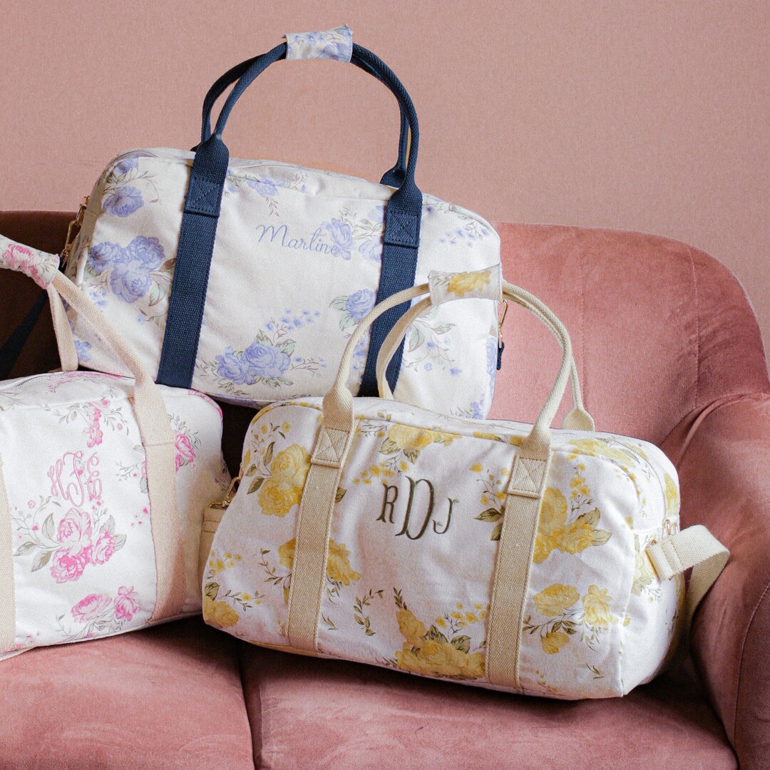 Personalized Duffle Bag, Custom Bridesmaid Gift Duffel Bag, Fitness Bag ...