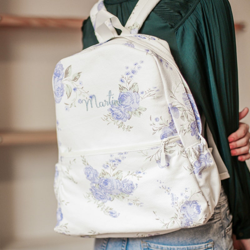 Floral Backpack - Etsy