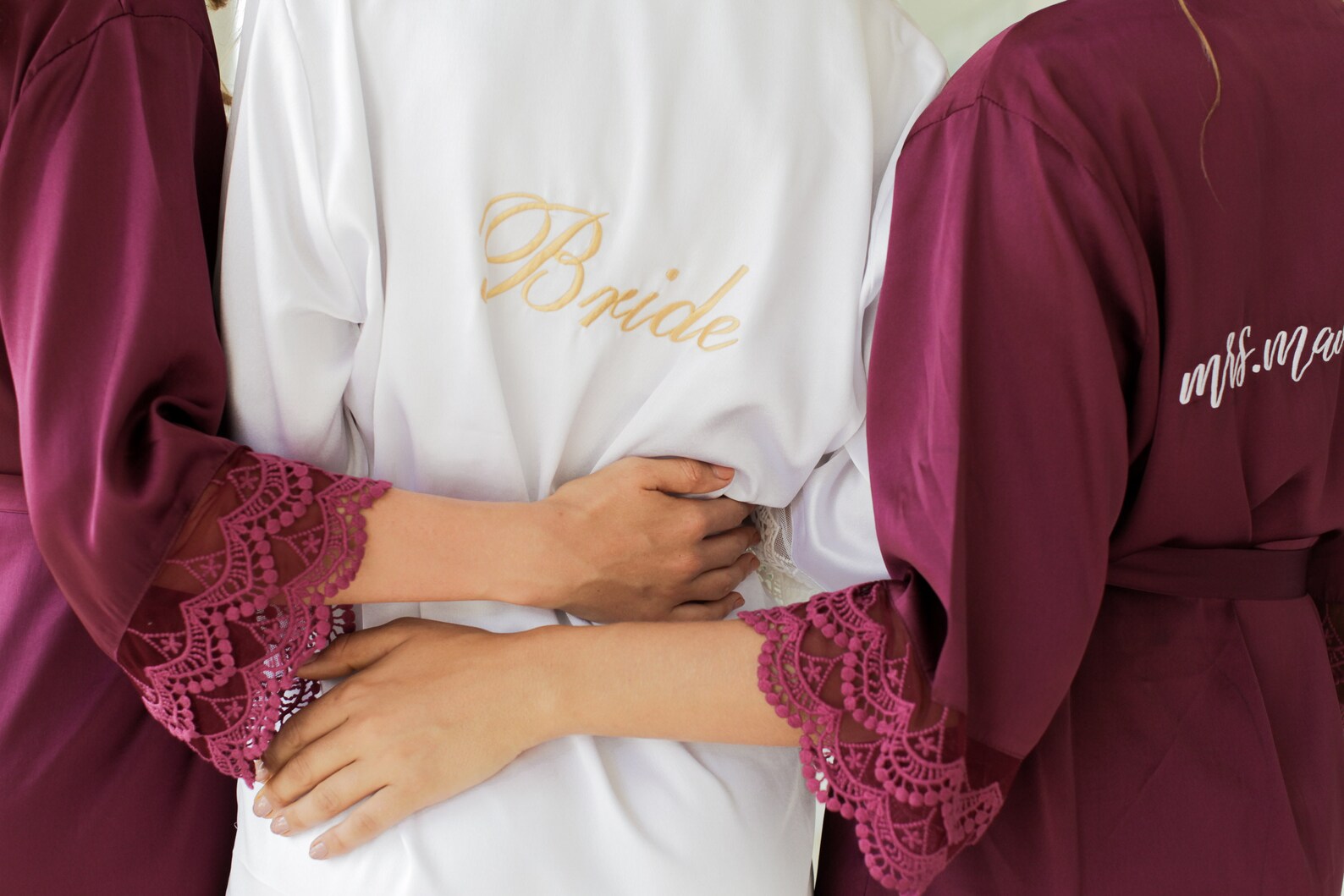 Silk Bridesmaid Robes Bridesmaid Robes Set of Bridesmaid | Etsy