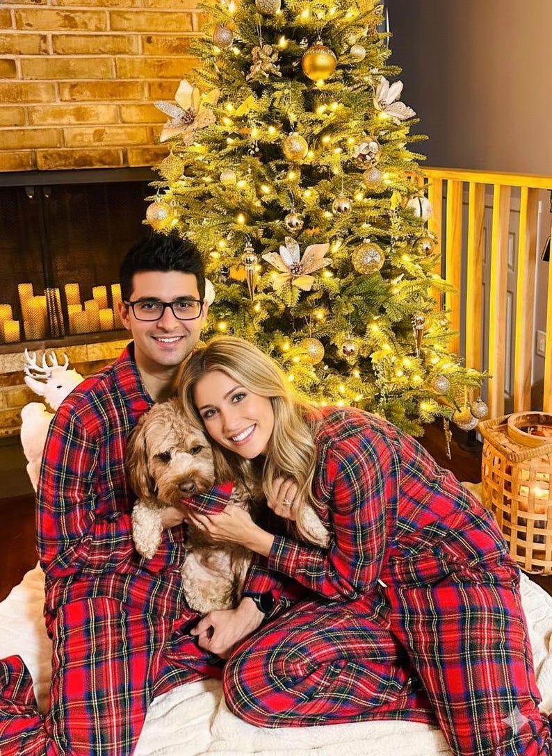 Matching Christmas Pajamas Set: Festive Holiday Outfit - Etsy