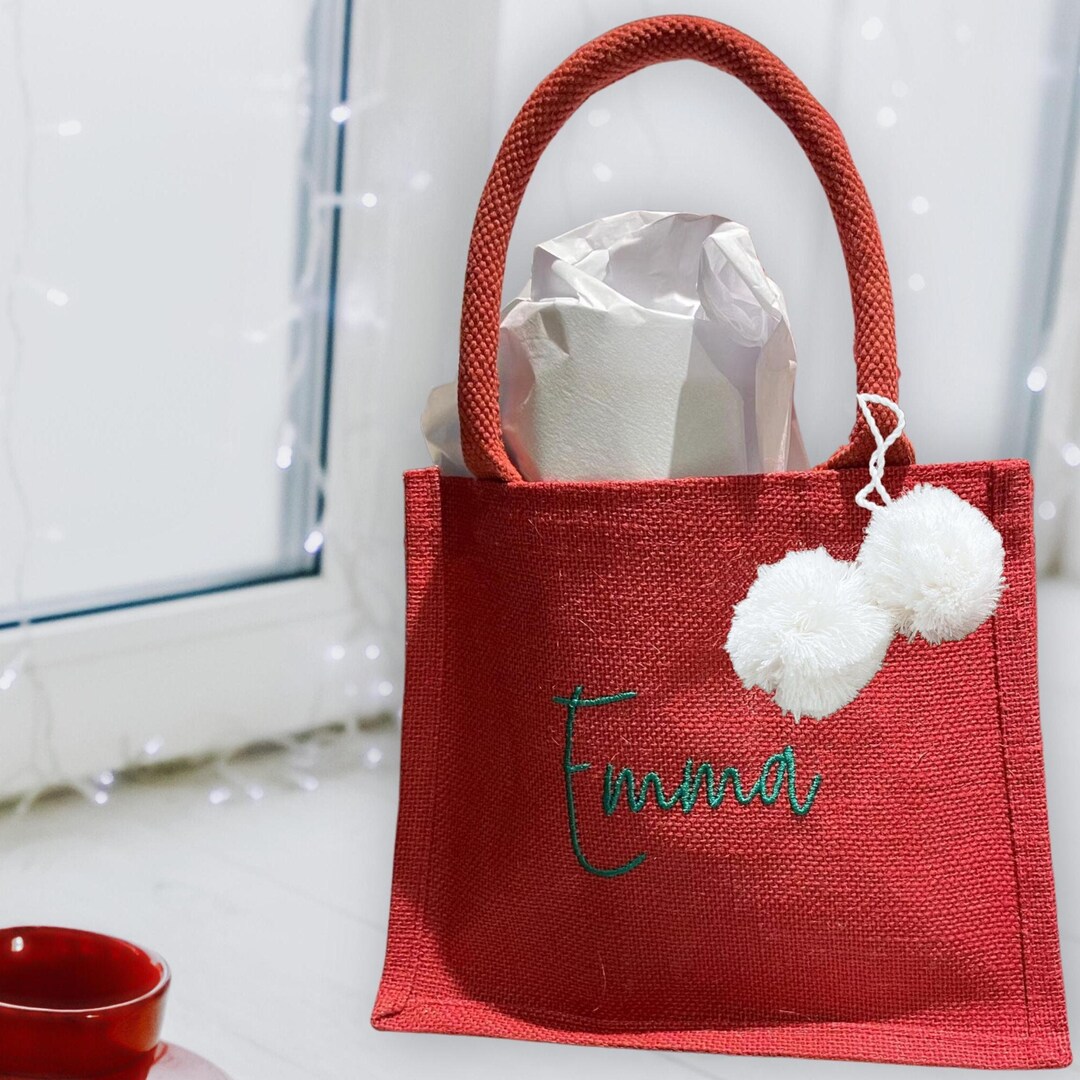 Gift Bags Christmas Embroidered Gift Bags Wedding Welcome Bags Custom ...