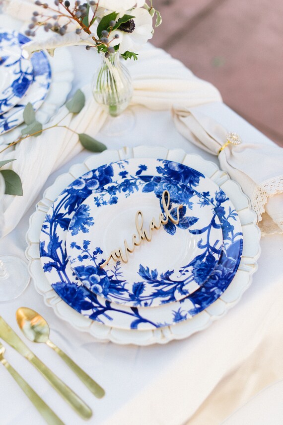 Laser Cut Personalized Place Setting/plate | Etsy