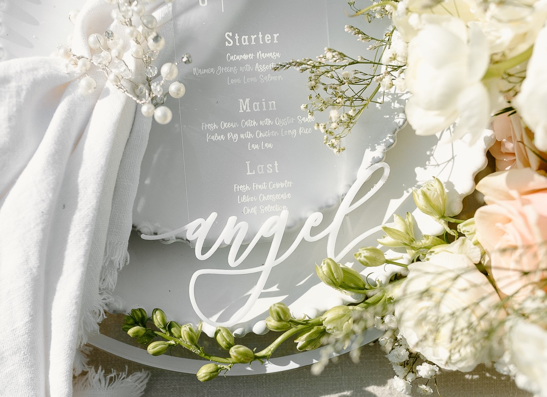 Laser Cut Personalized Place Setting/plate - Etsy