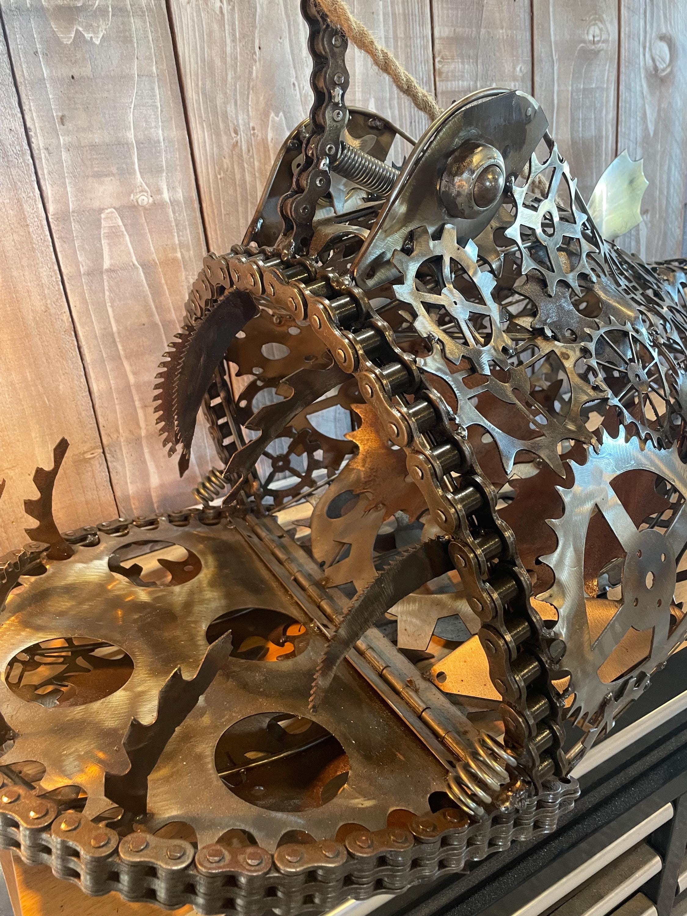 Unique Anglerfish Lamp - Industrial Fish Lamp - Etsy