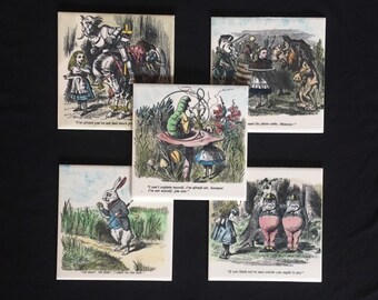 Alice in Wonderland Tiles - Etsy