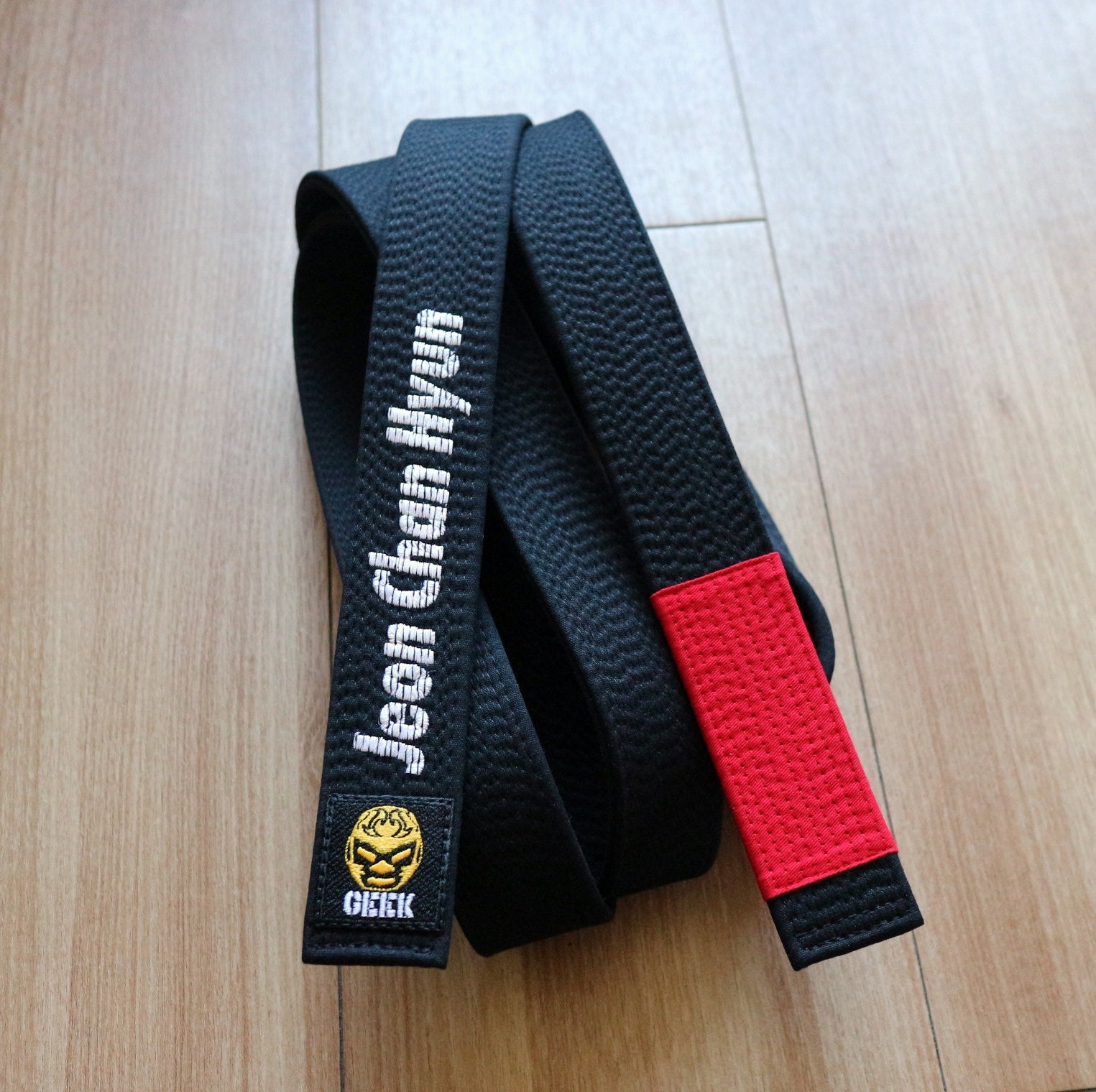 Custom Embroidered BJJ Black Belt: Jiu-jitsu Judo Martial Arts/atama ...