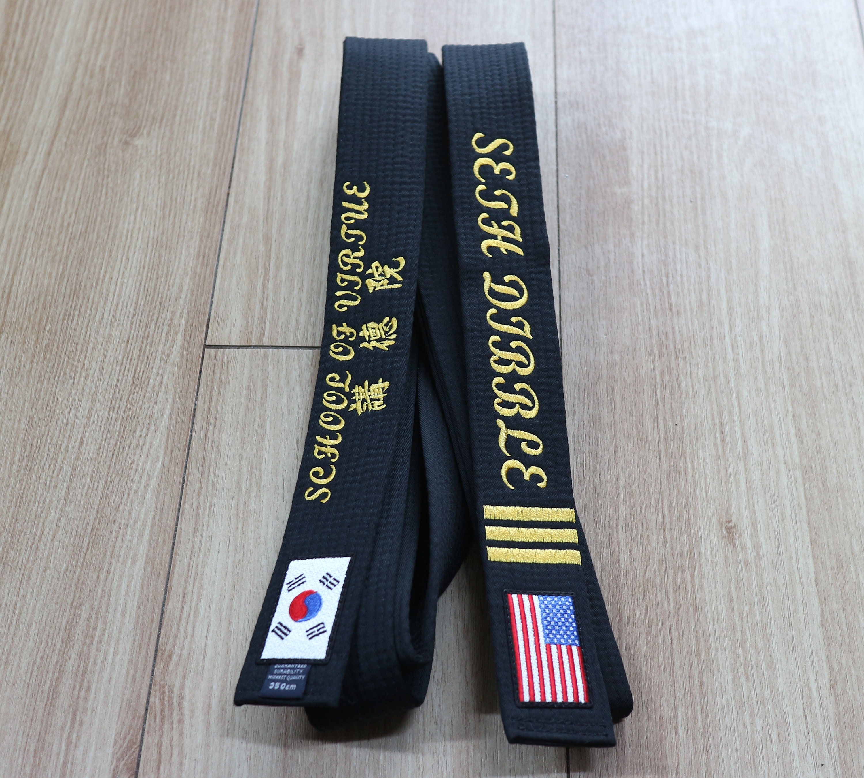 Taekwondo Black Belt/태권도/itf/wtf/judo/aikido/karate/custom/embroidery ...