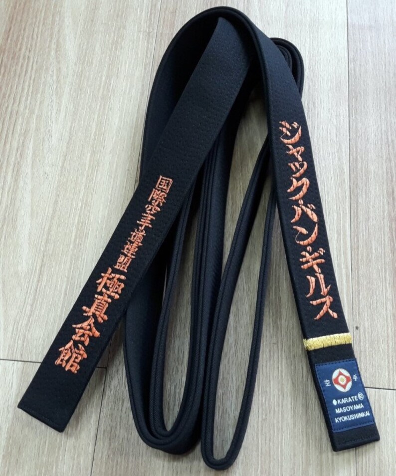 KYOKUSHIN/KARATE/belt/isami/kusakura/style/iko/ifk/shinkyokush | Etsy