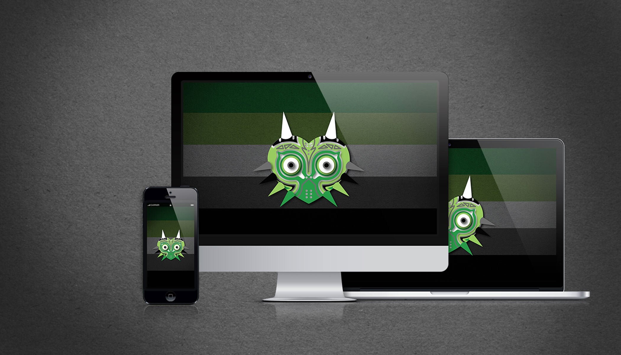 Aromantic Pride Flag Legend of Zelda: 3D Majora's Mask Desktop ...