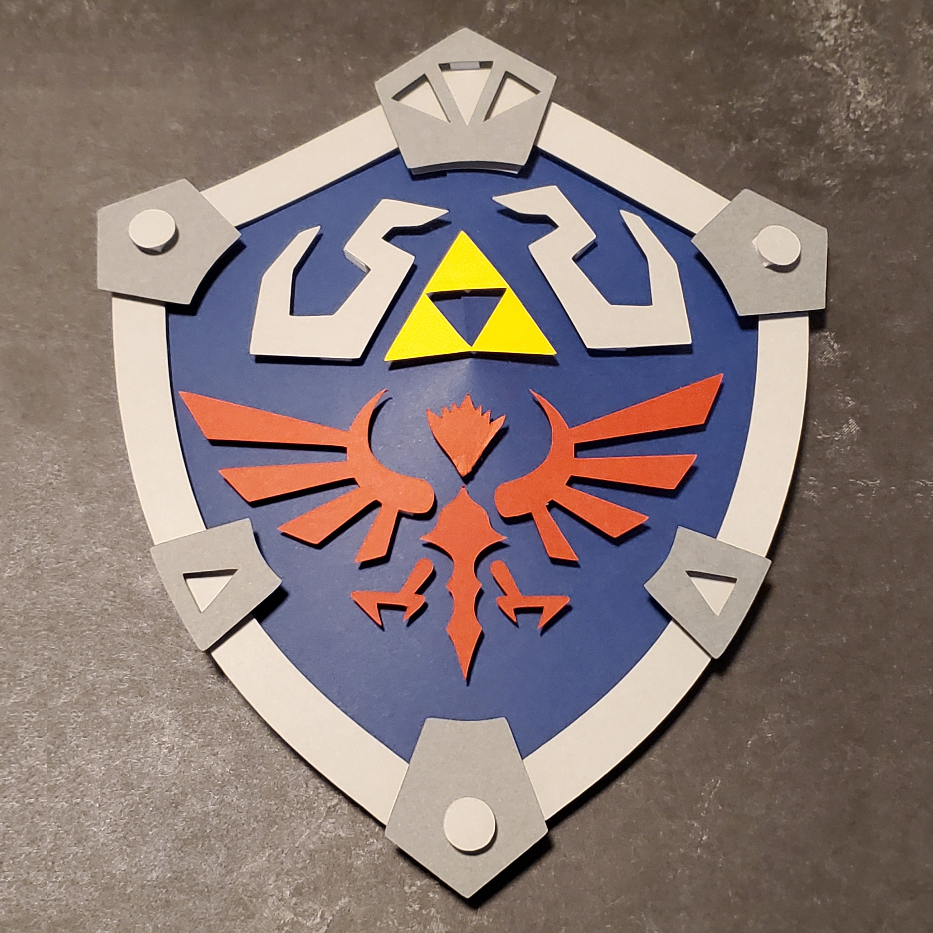 Legend of Zelda: 3D Hylian Shield Shadowbox - Etsy