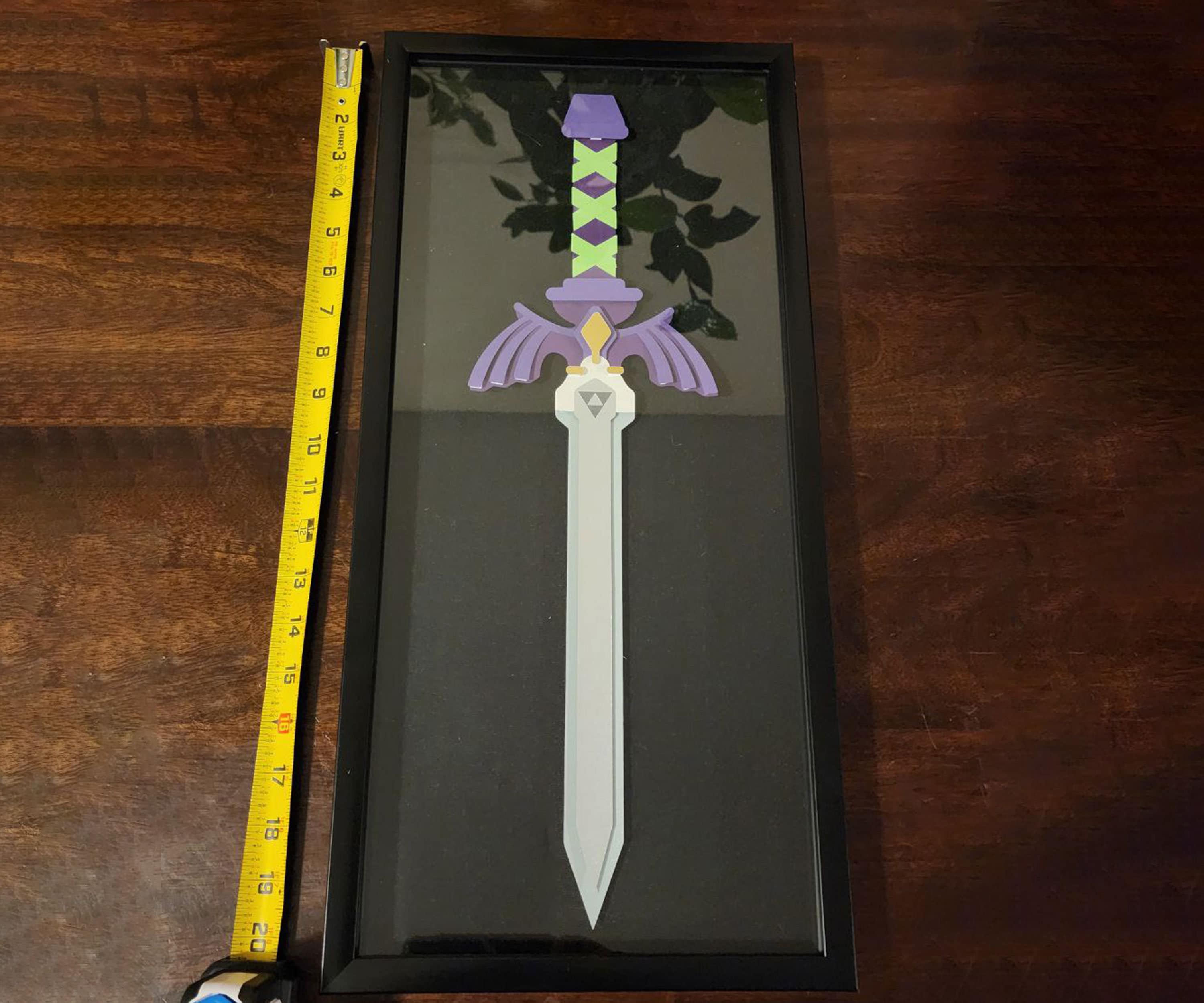 Legend of Zelda: 3D Master Sword Shadowbox 3D Paper Art - Etsy