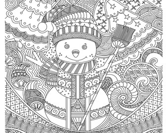 Pdf coloring page | Etsy