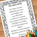 The Lord's Prayer, Matthew 6:9-13, Our Father in Heaven, Printable ...