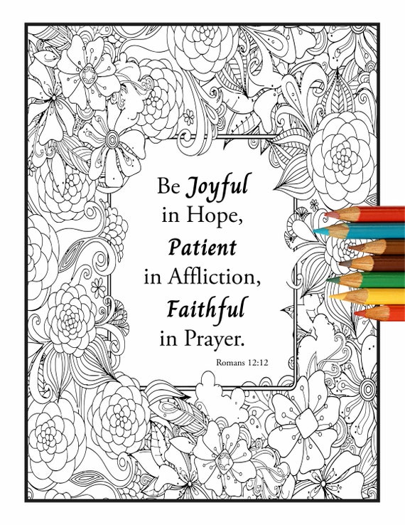 Scripture Coloring Pages To Print