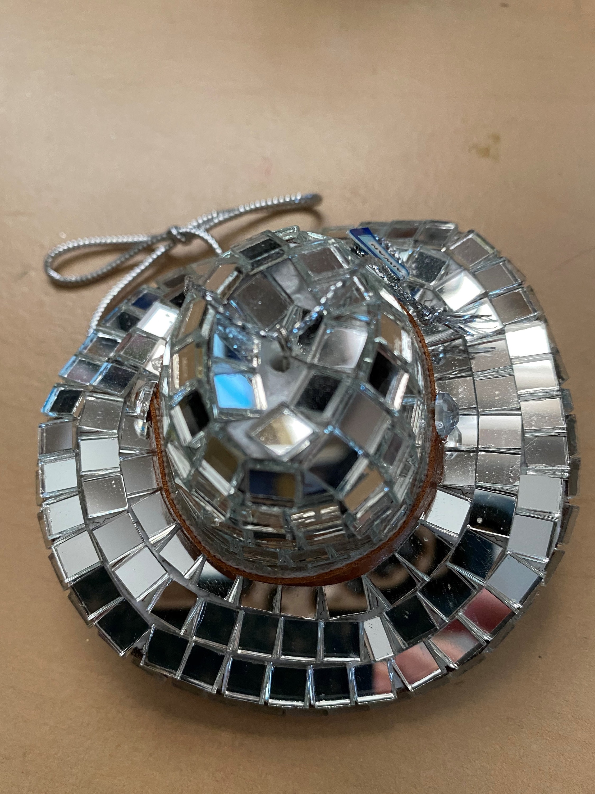 Kurt Adler ~ Mirrored Cowboy Hat and Boot Ornaments ~ Vintage ~ HTF ...