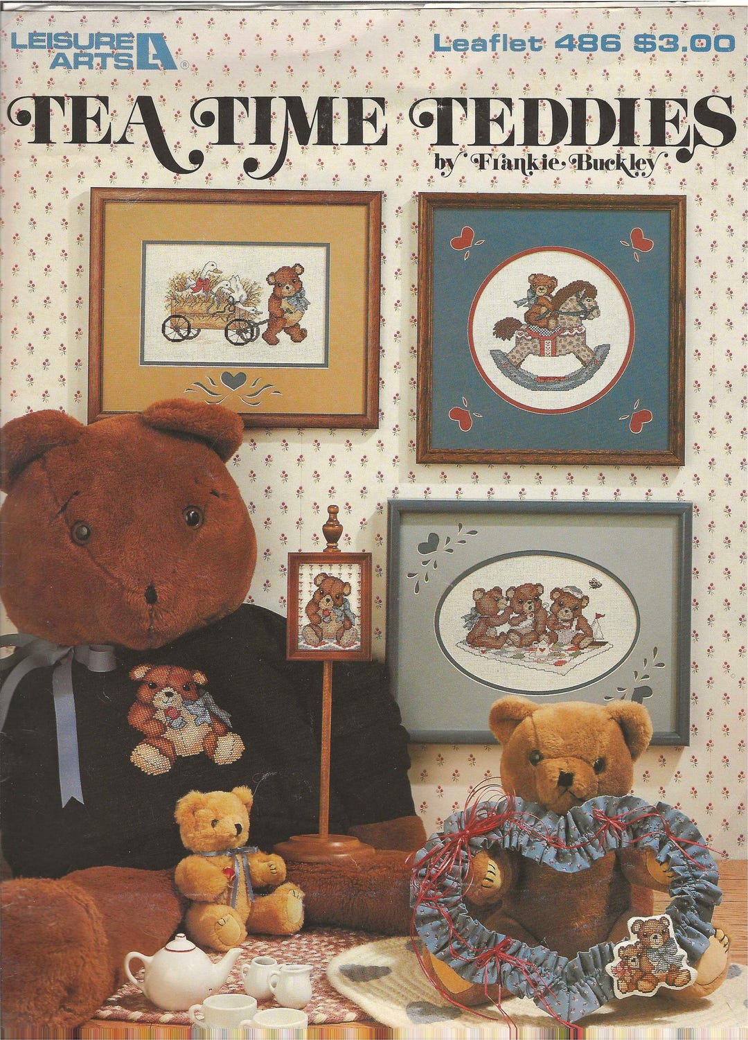 The Tea Time Teddies by Frankie Buckley ~ Leaflet No. 486 ~ NLA - Etsy