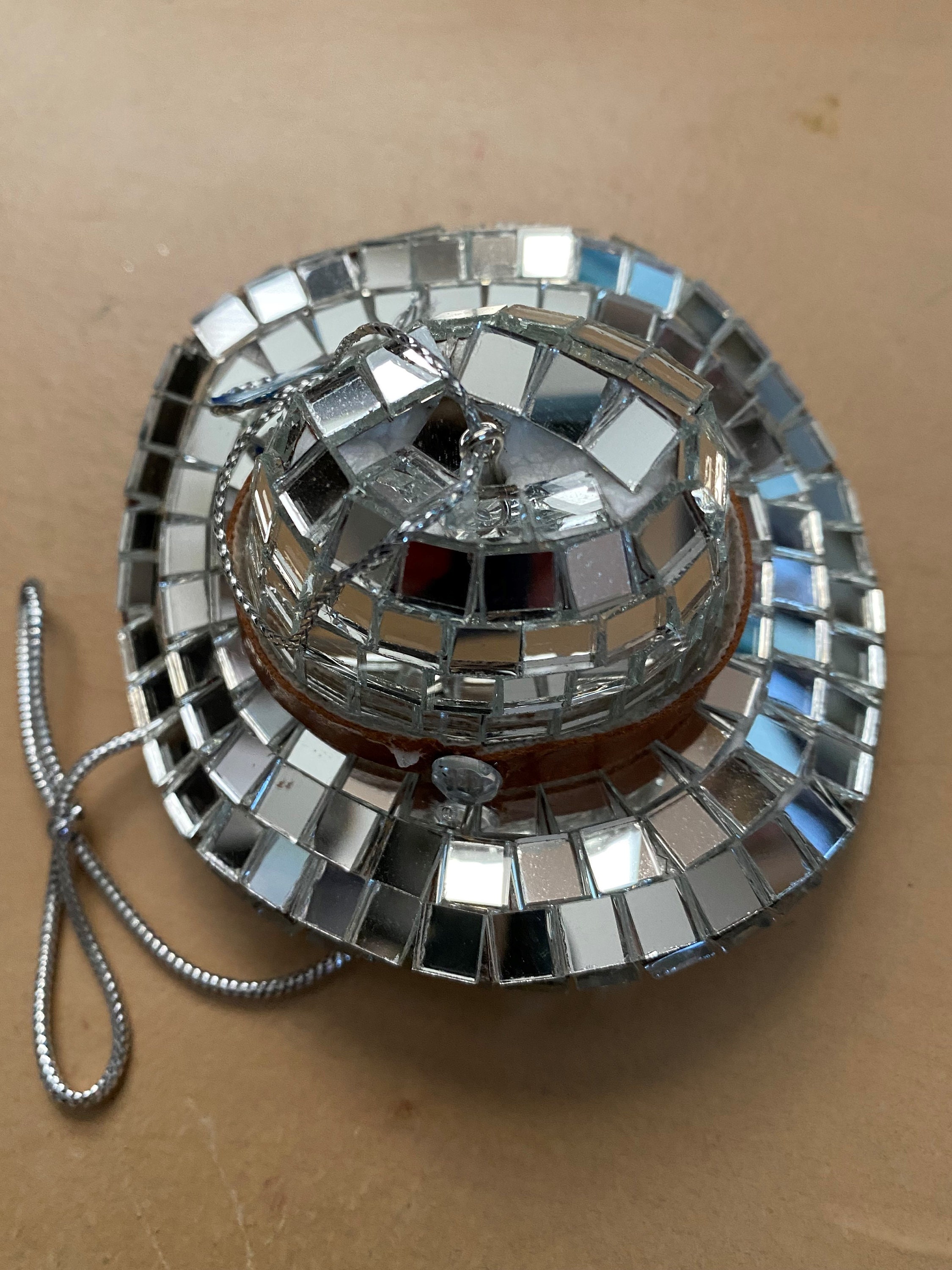 Kurt Adler ~ Mirrored Cowboy Hat and Boot Ornaments ~ Vintage ~ HTF ...