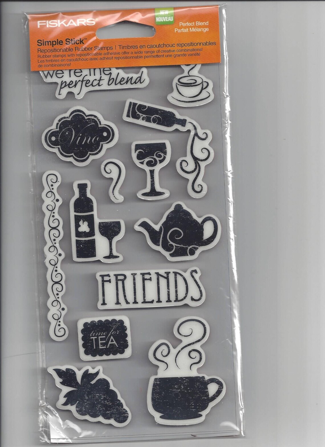 Fiskars Repositional Cling Stamps ~ Perfect Blend ~ NIP - Etsy