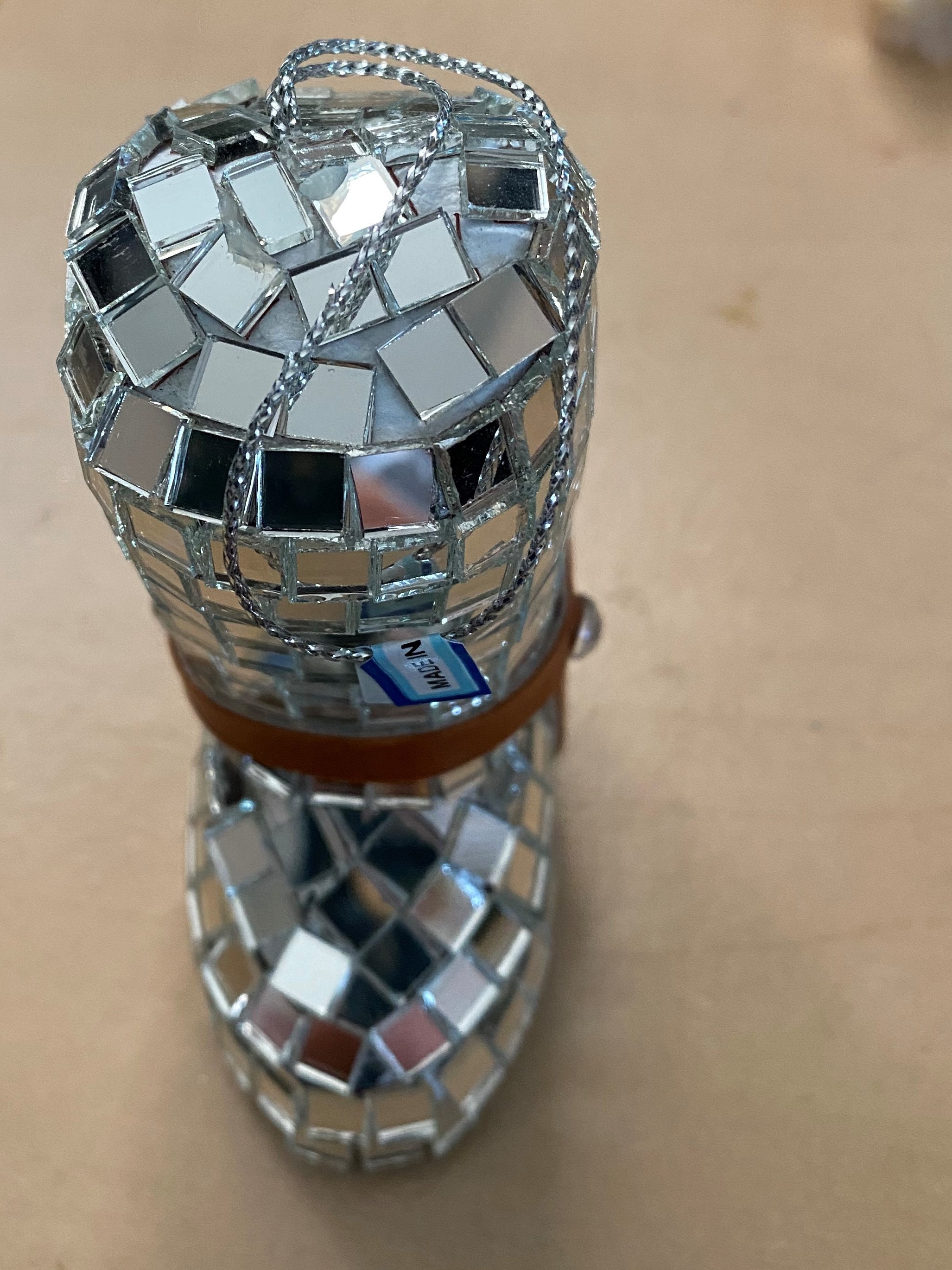 Kurt Adler Mirrored Cowboy Hat and Boot Ornaments Vintage HTF NLA - Etsy