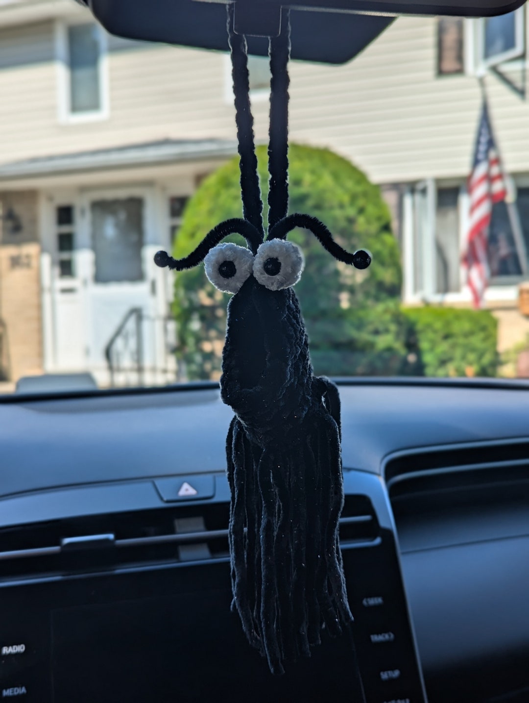 Newblack Yip Yip Alien Car Charm/hanger. Made to Order - Etsy