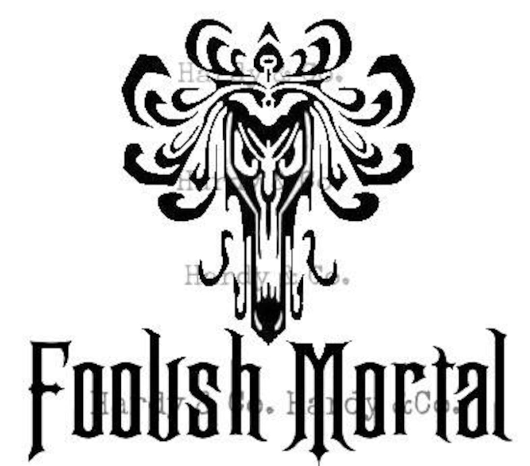 Foolish Mortal SVG PNG Cut File - Etsy Hong Kong