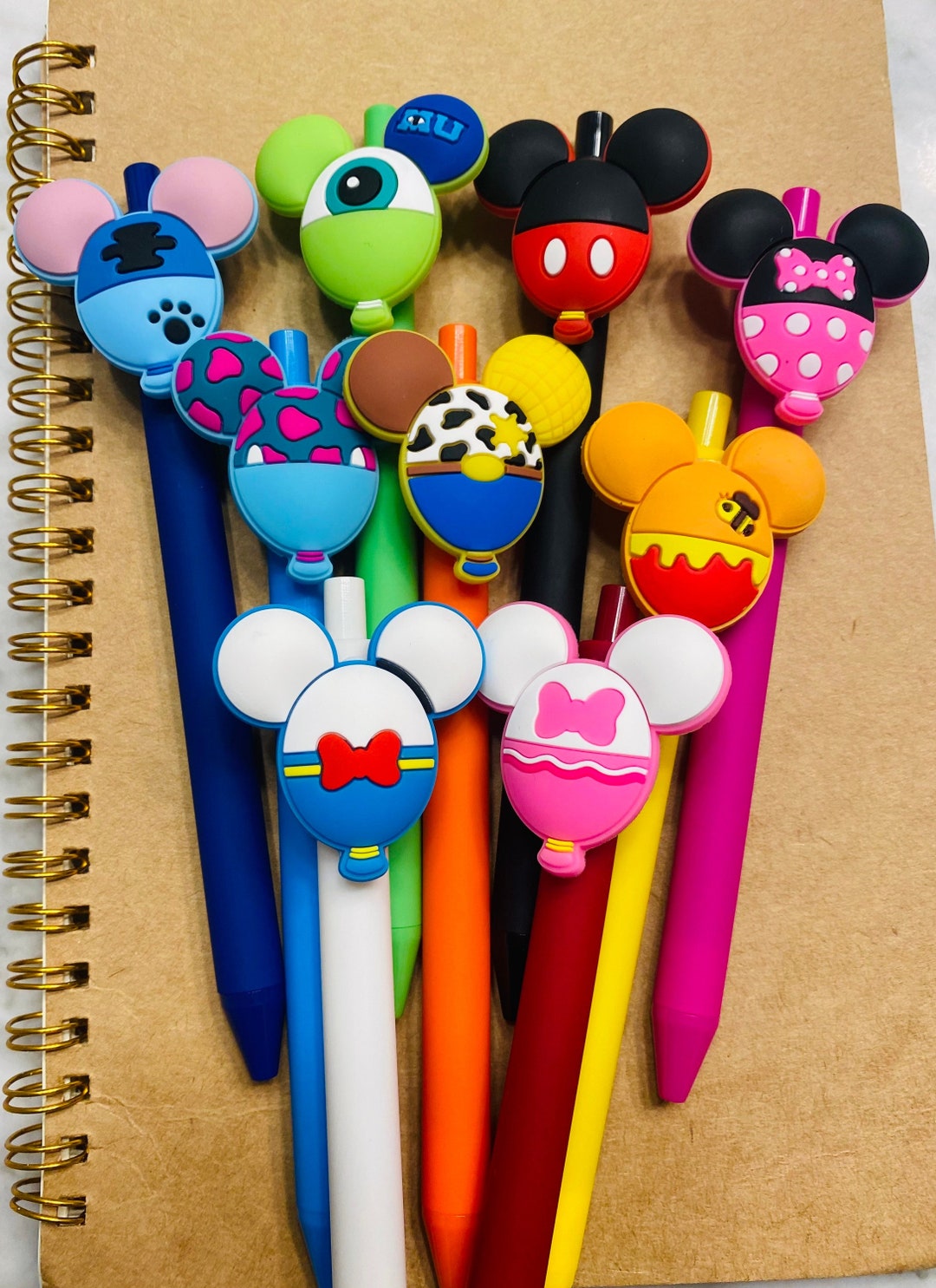 Disney Pens Retractable Character Pens Disney Parks Autograph - Etsy