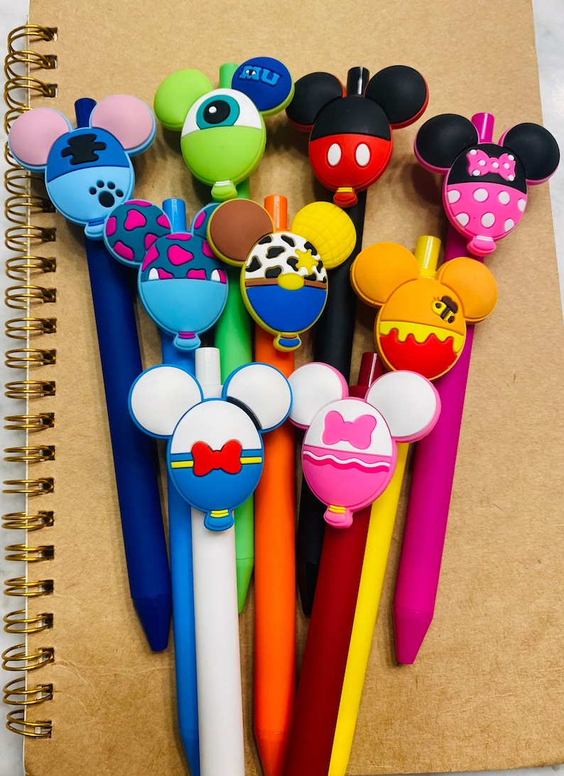 Disney Pens Retractable Character Pens Disney Parks Autograph - Etsy