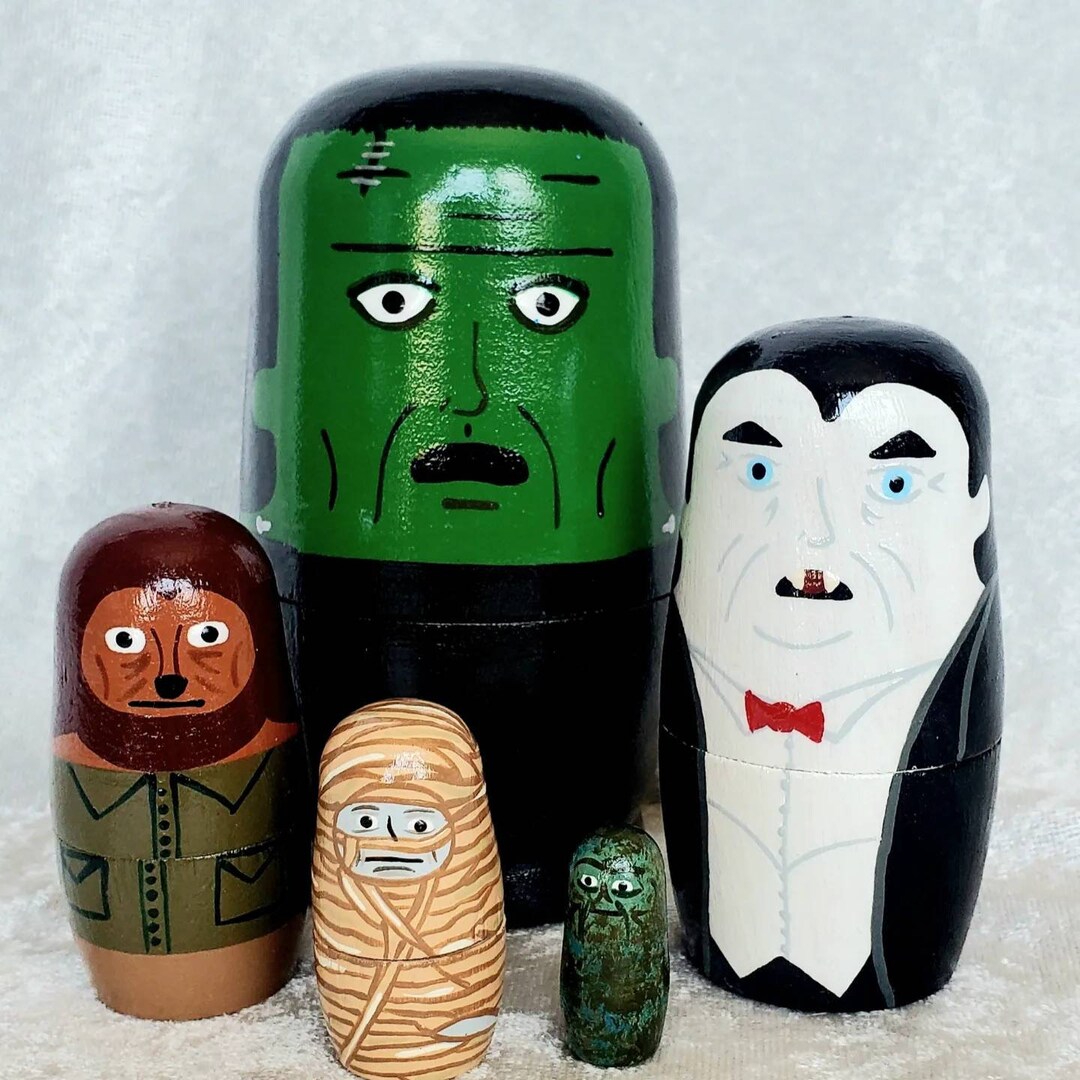 Classic Horror Nesting Dolls - Etsy
