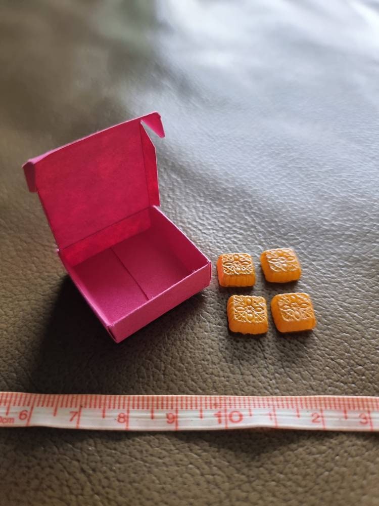 Miniature Mooncakes in a Box - Etsy