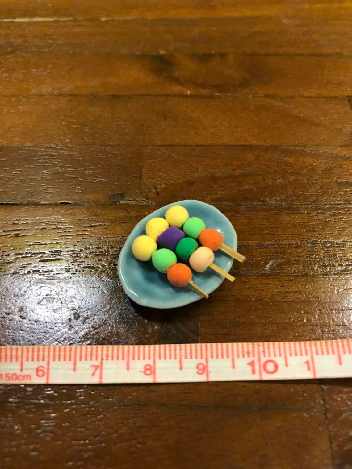 Miniature Stick of Colorful Dango - Etsy