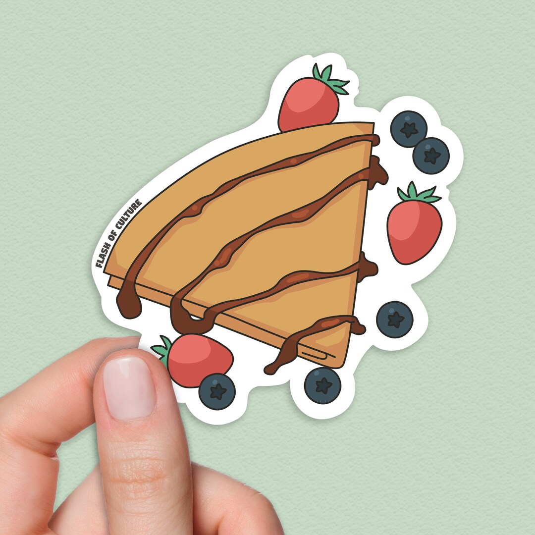 Crepes Sticker, Pancakes, French Cuisine, Sweet Tooths - Etsy