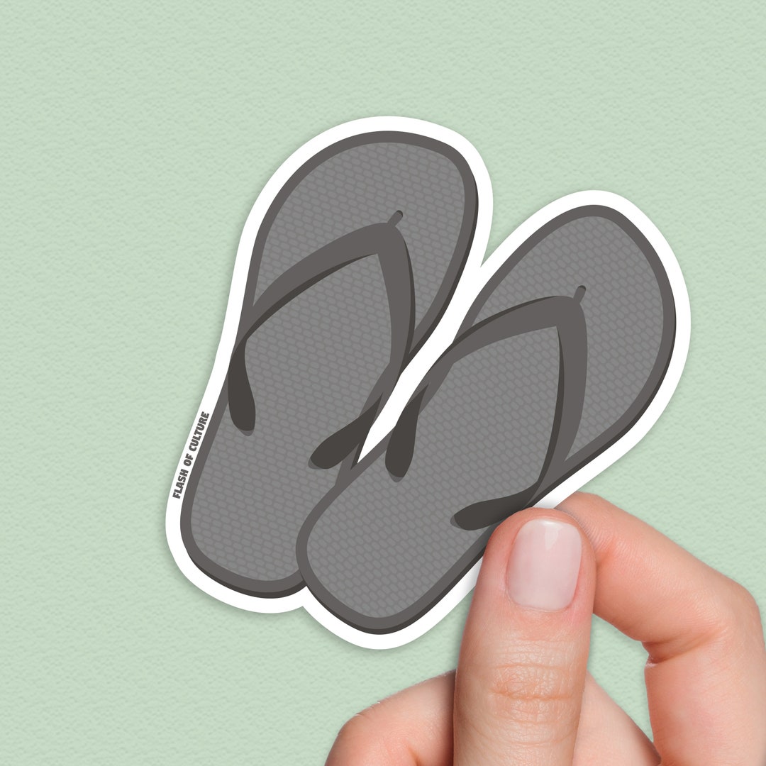 Thongs Sticker, Flip Flops, Jandals, Australian Souvenirs - Etsy