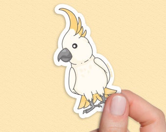 Cockatoo Silhouette Custom Vinyl Decal Sticker Choose Your - Etsy