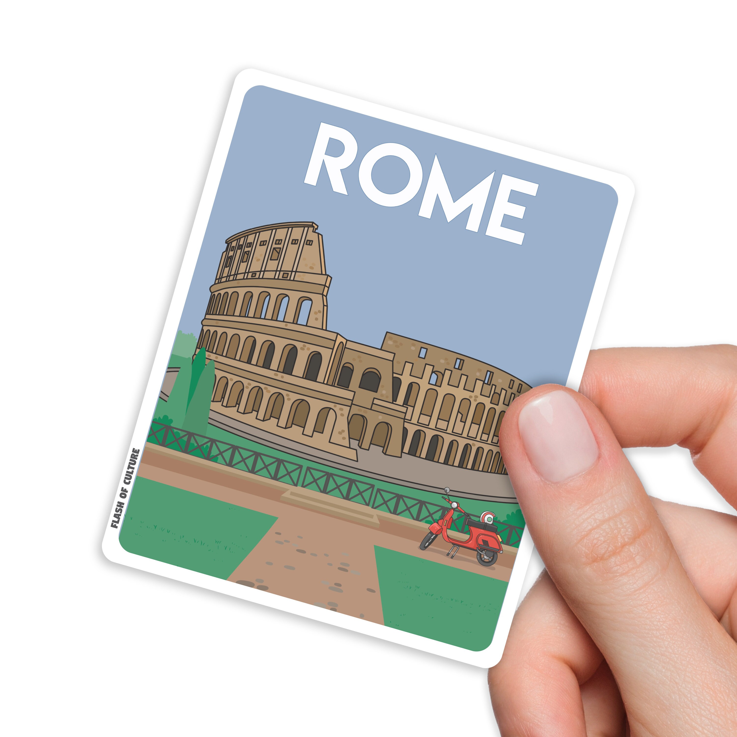 Waterproof Stickers Rome Italy Sticker Rome Stickers Rome | Etsy