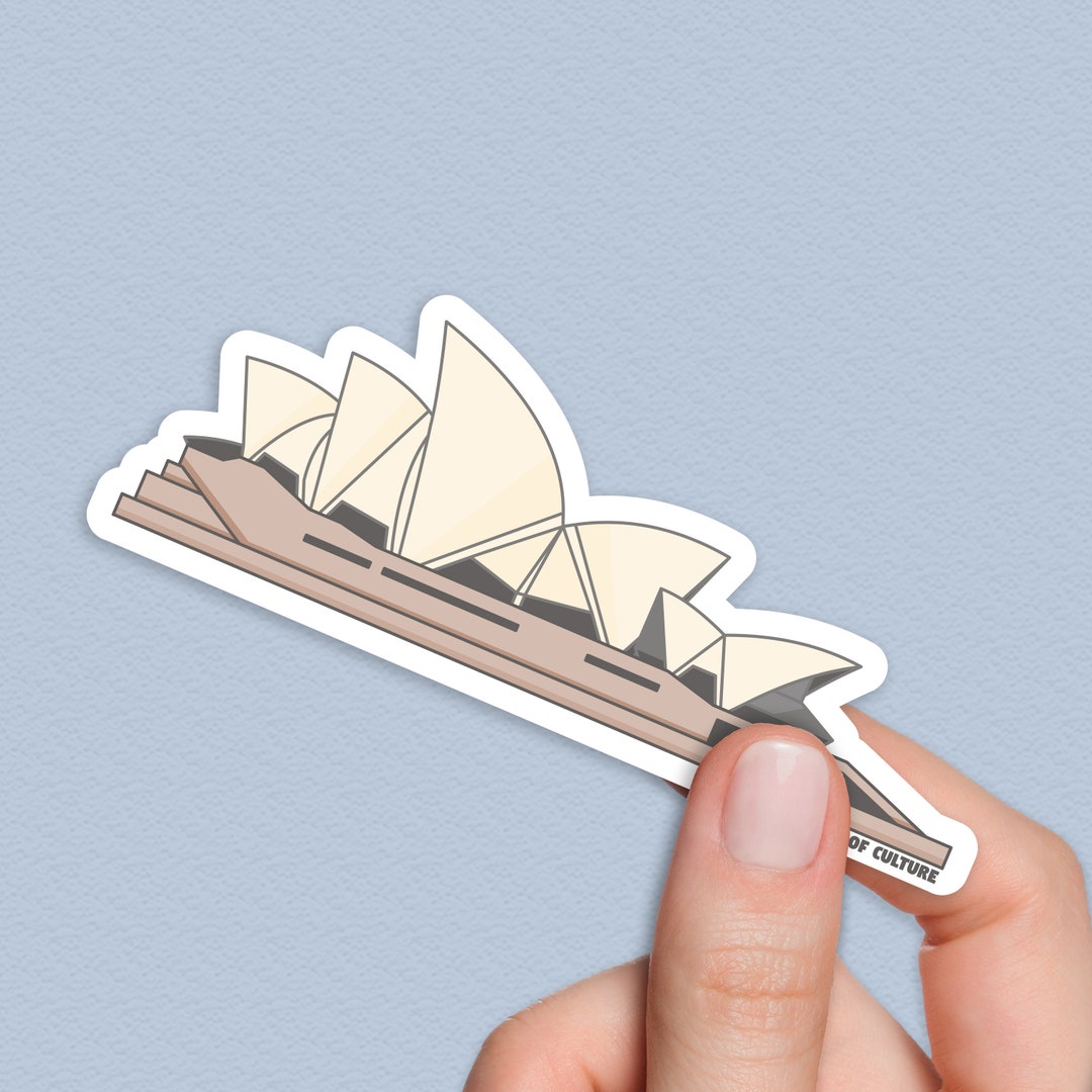 Sydney Opera House Sticker, Opera House Sydney, Opera House Sticker ...