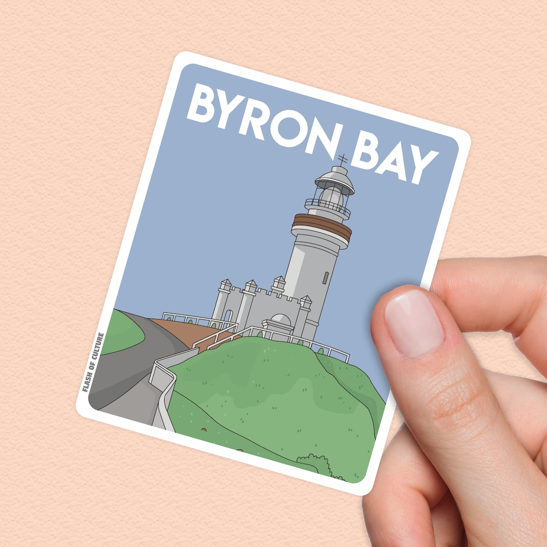 Byron Bay Sticker, Australian Gifts, Souvenirs From Australia, Cape ...