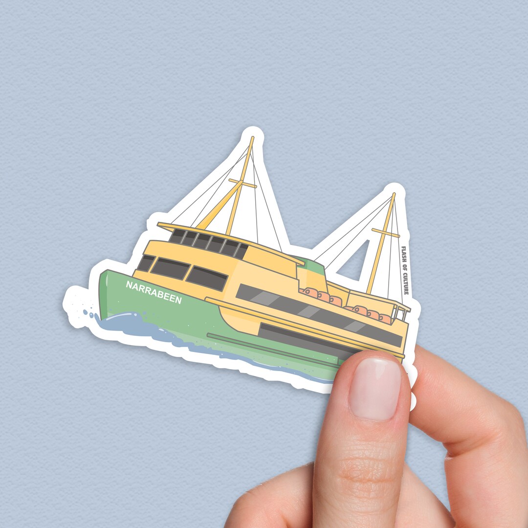 Sydney Ferry Sticker, Australian Stickers, Aussie Icons, Gifts From ...