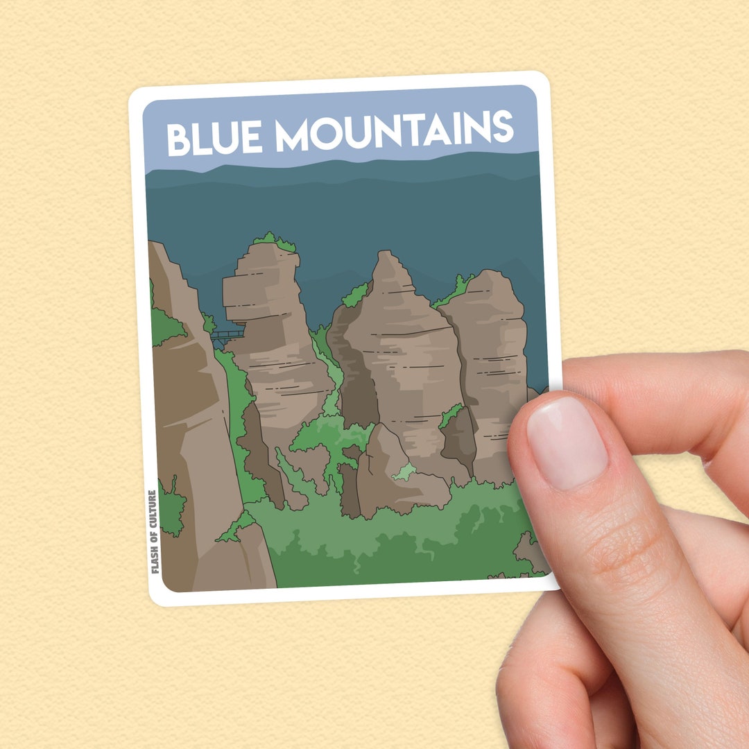 Blue Mountains Sticker, Three Sisters Katoomba Australia, Australian ...