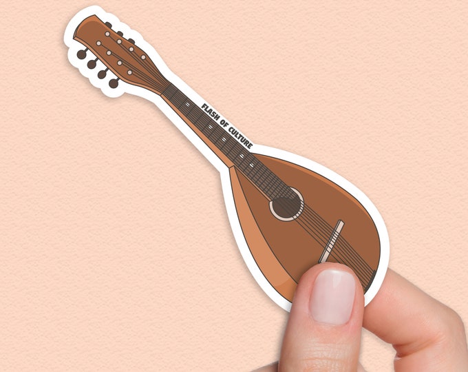 Mandolin Temporary Tattoo Sticker set of 2 - Etsy