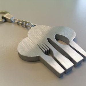 Chef Hat, Kitchen, Restaurant, Catering, Aluminum Keychain - Etsy