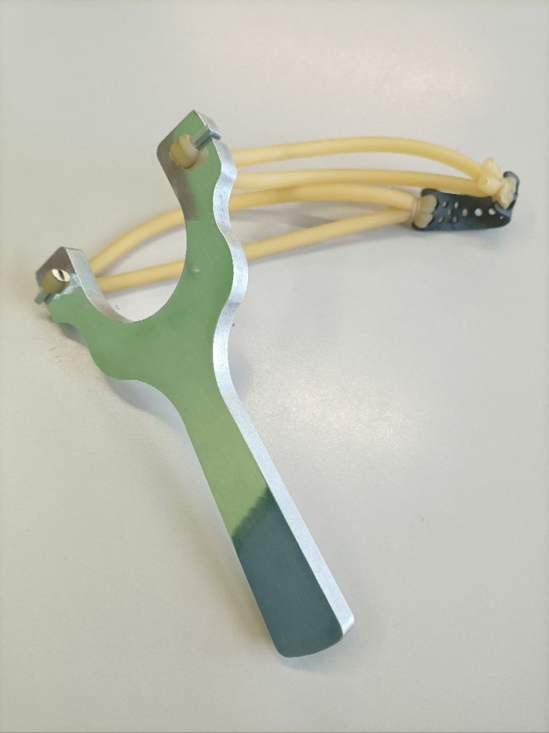 Hunting Slingshot, Throwing Tool, Handmade Aluminum Slingshot With Ball ...