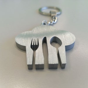 Chef Hat, Kitchen, Restaurant, Catering, Aluminum Keychain - Etsy