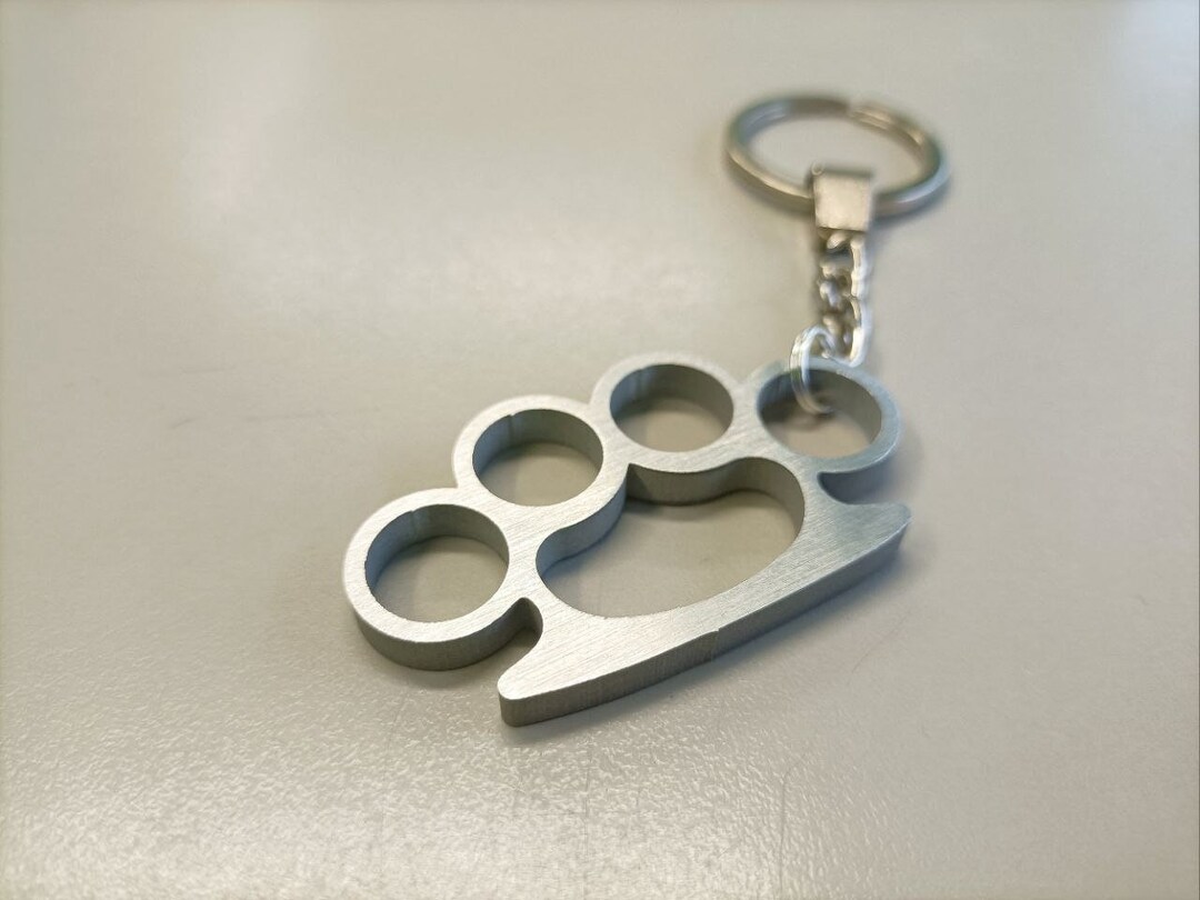 Knuckles Pendant, Aluminum Keychain, Rockabilly, Punk Rock Biker Gadget ...