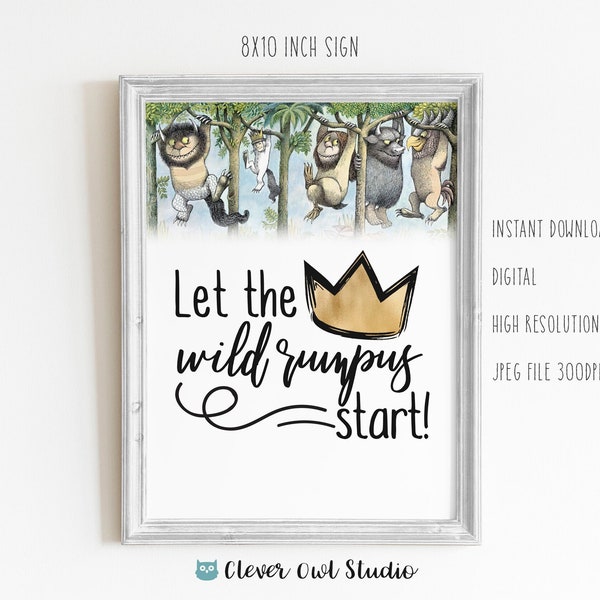 Let the Wild Rumpus - Etsy