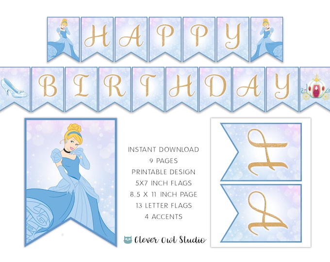 Princess Banner, Princess Party, Princess, Princess Cake - Etsy